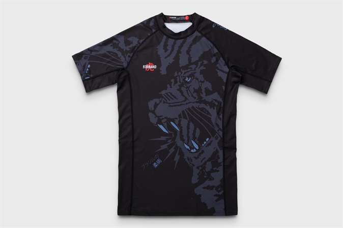 93brand Dark Tiger Grappling Rashguard - BJJHQ