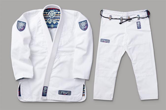 Flow Kimonos Alpine Pro 2.10 - White - BJJHQ