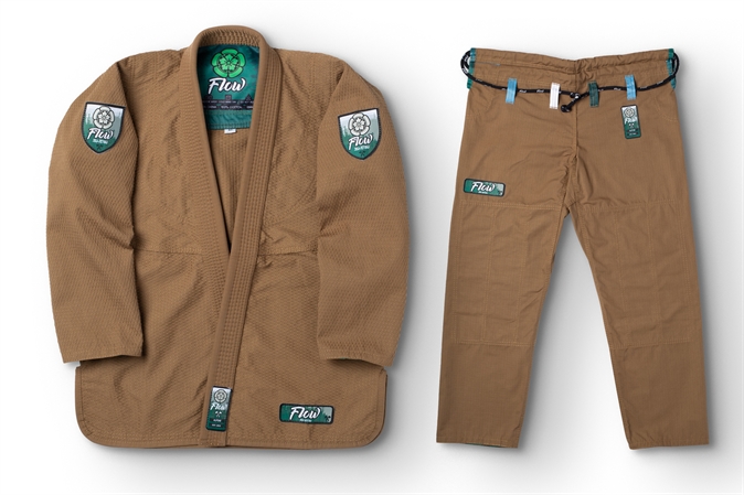Flow Kimonos Alpine Pro 2.2 - Brown - BJJHQ