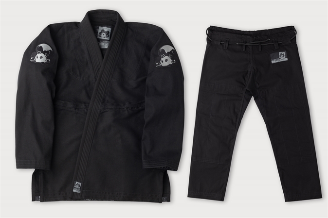 Inverted Gear Light Pearl BJJ Gi - Black - BJJHQ
