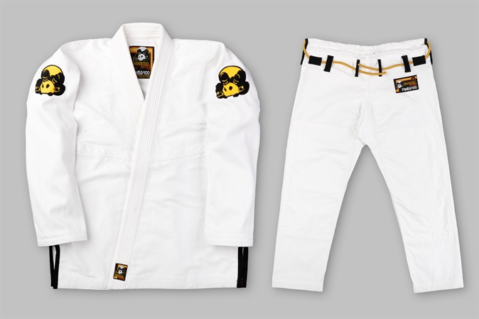 Inverted Gear Panda 400 Gi - White/Gold - BJJHQ