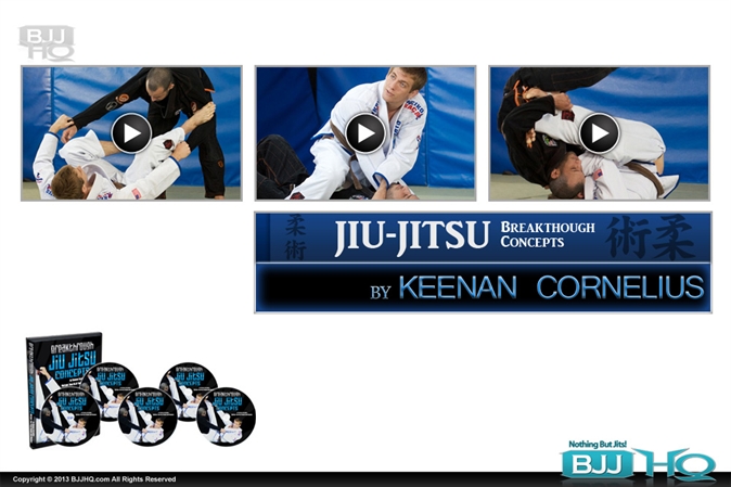 Keenan Cornelius: Breakthrough Jiu Jitsu Concepts 5 DVD set - BJJHQ