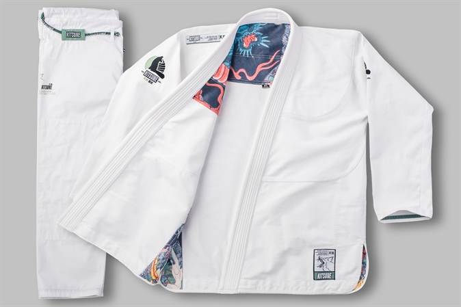 Kitsune "Heroes" BJJ Gi - White - BJJHQ
