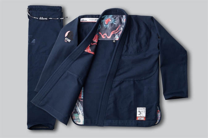 Kitsune "Heroes" BJJ Gi - Navy Blue Edition - BJJHQ