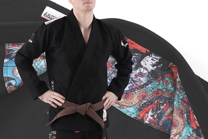 Kitsune "Red Skies" BJJ Gi - Black - BJJHQ