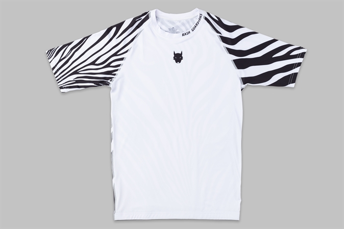 Rash Guardians "Zebra" Short Sleeve Rash Guard - BJJHQ