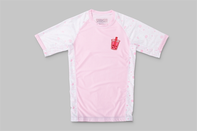 Rolling Society "Boba Pink" Rash Guard - BJJHQ