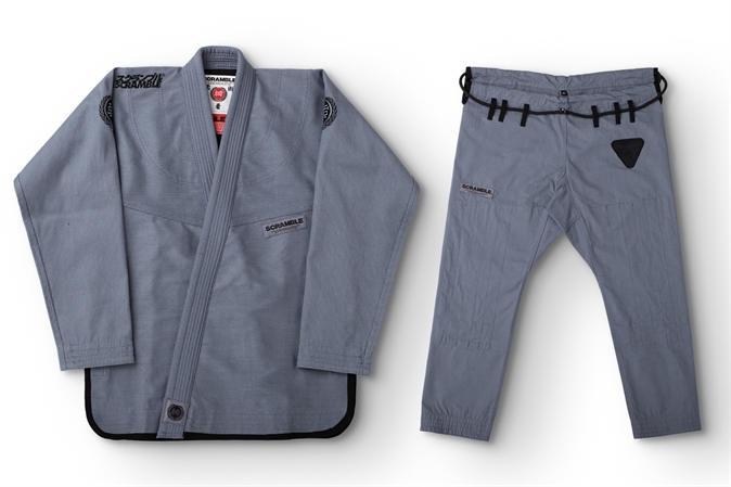 Scramble Athlete Pro BJJ Gi - Grey - BJJHQ